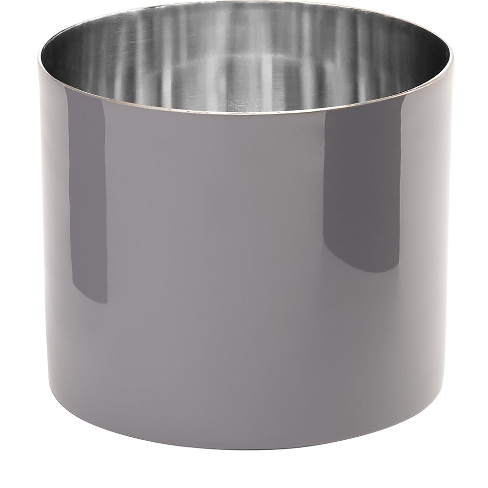 Windlicht Madras Emaille cool gray L